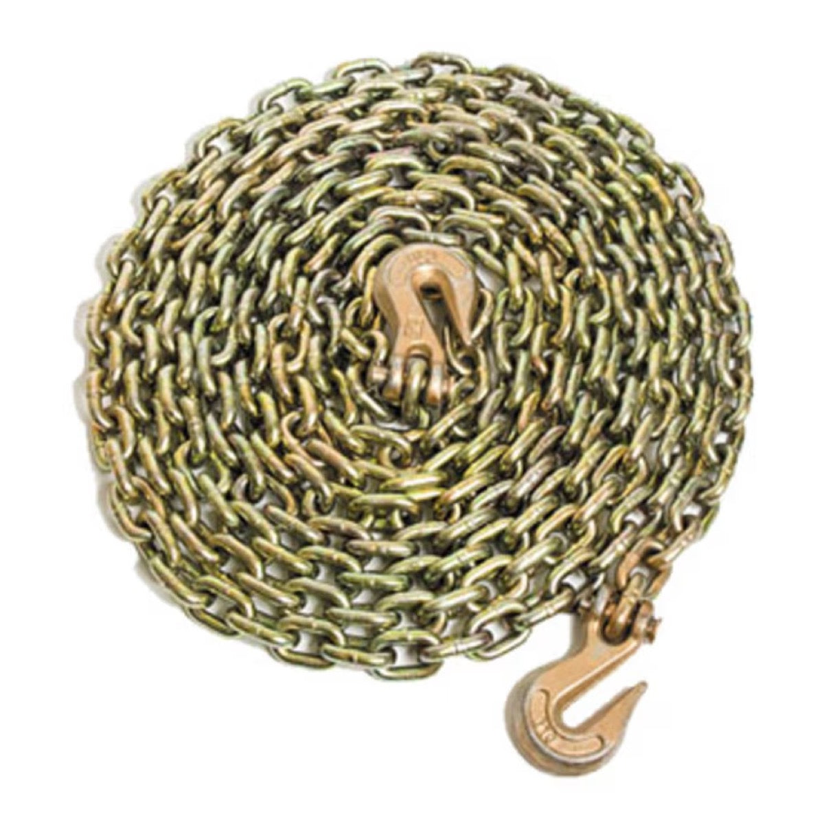 Transport / Tow Chain with Hooks – 20' Grade 70 (5/16" & 3/8") | Heavy ...